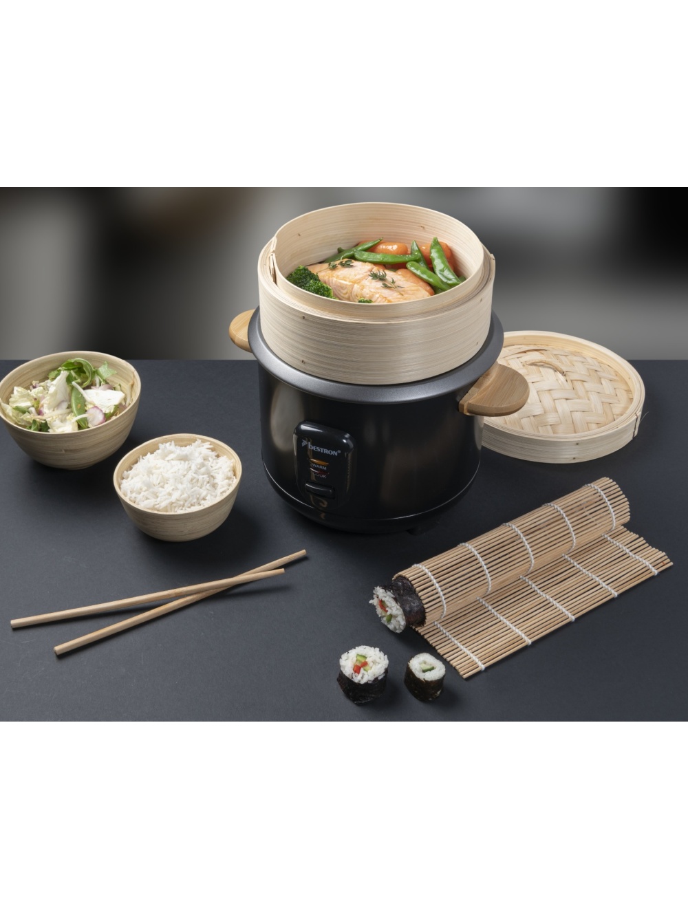 how to cook rice bamboo steamer